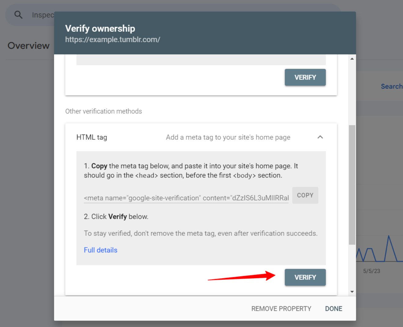 How to Verify Your Tumblr Blog in Google Search Console